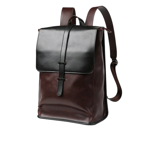 Classic Leather Laptop Backpack